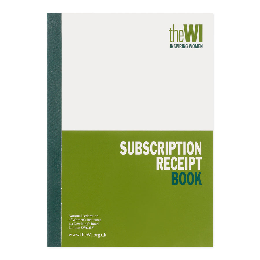 Subscription Receipt Book – WI Shop
